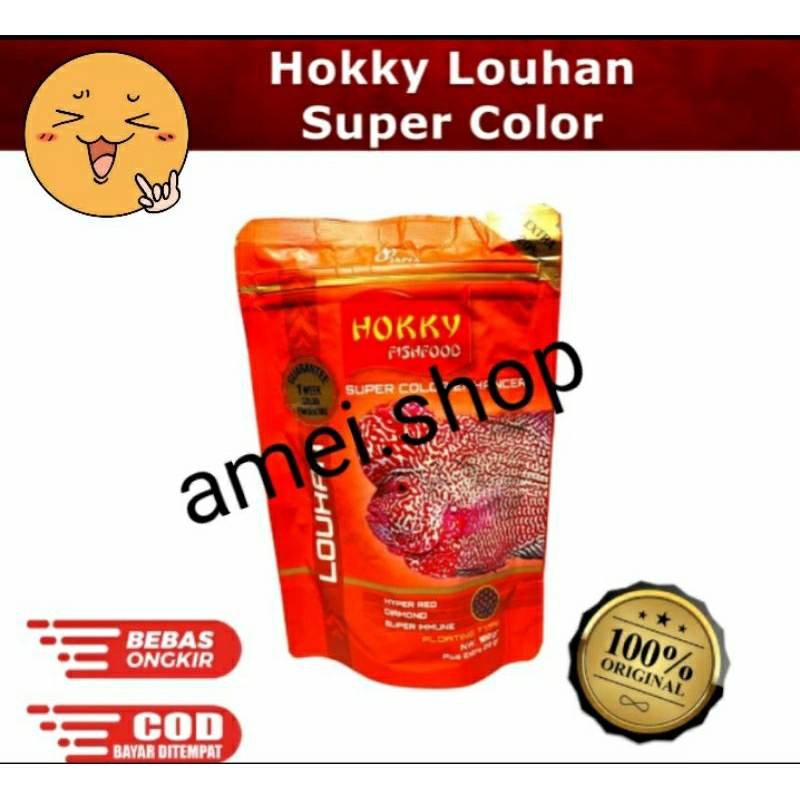 Hokky hoky hockey 3 in 1 flowerhorn lohan fish food 100 gr hokky super color flowerhorn hoky ...