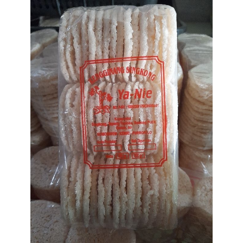 Cassava Rengginang or pathilo contains 45-50 pieces NON MSG | Shopee ...
