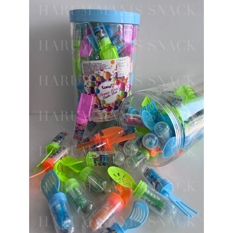 Luvmi Hard Candy Various Beach Flavors Beach Toy Candy contains 50 pcs ...