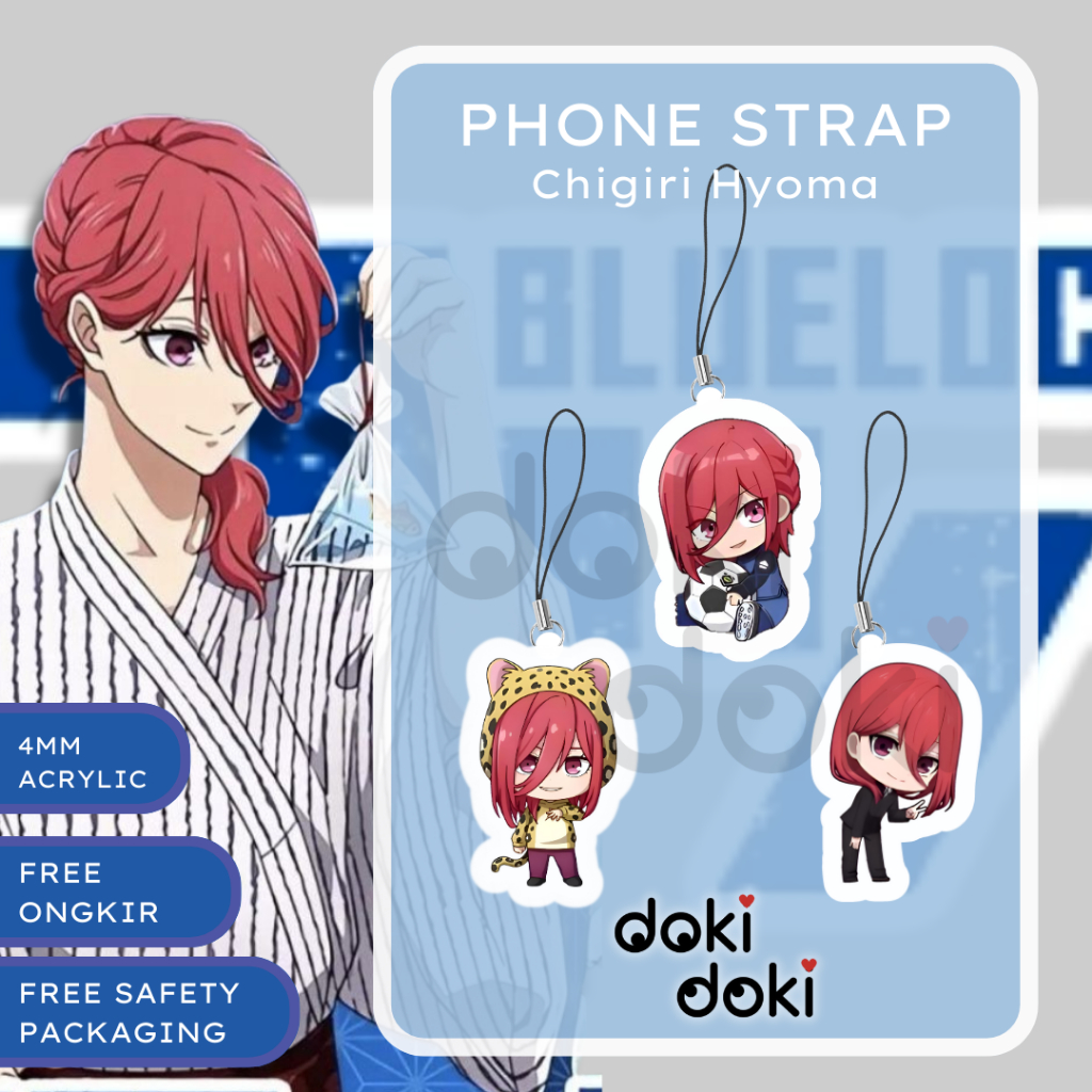 Phone STRAP HP ANIME CHIGIRI HYOMA BLUE LOCK | Shopee Malaysia