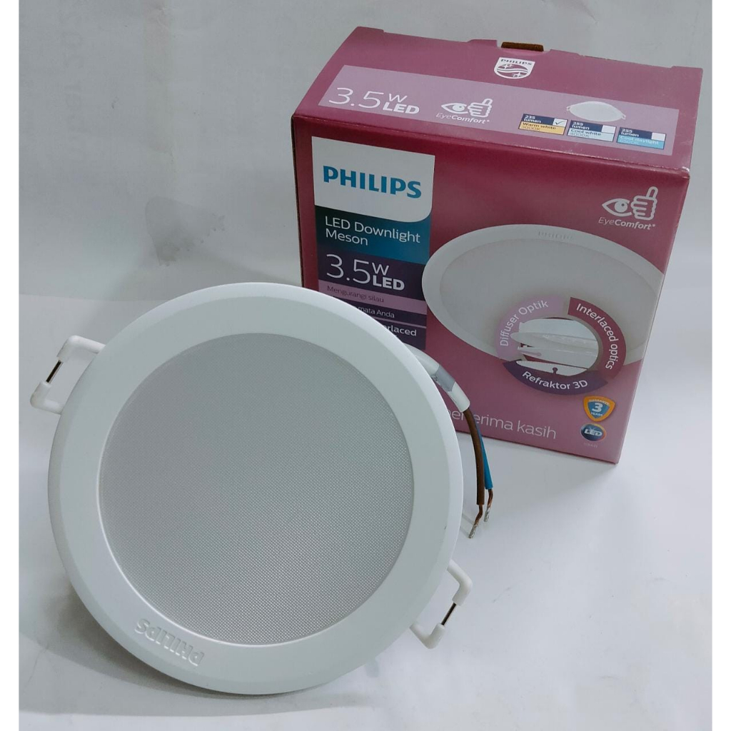 Philips LED DOWNLIGHT 3.5watt MESON | Shopee Malaysia