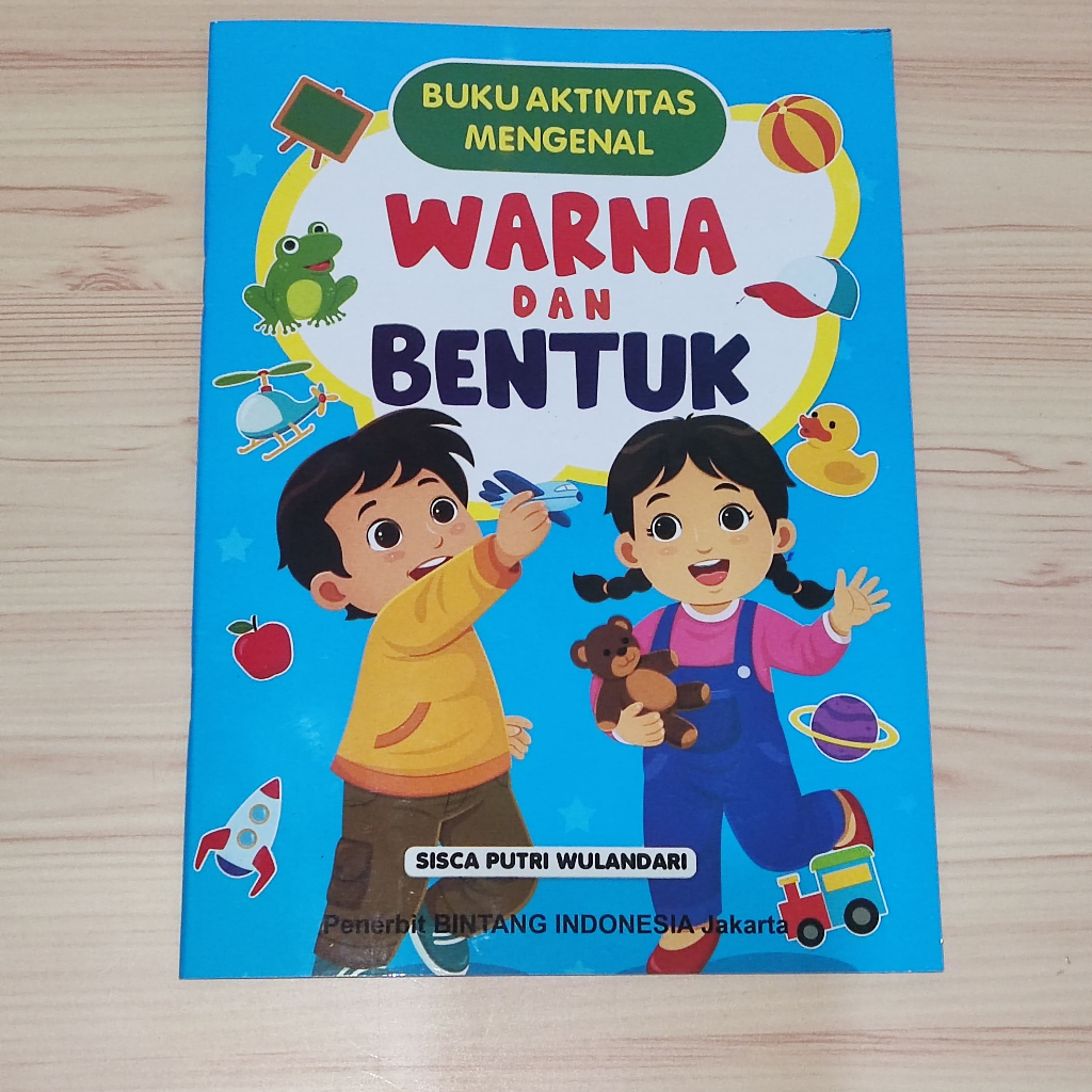 Activity Book Recognizing Colors And Shapes For Kindergarten And Pre ...