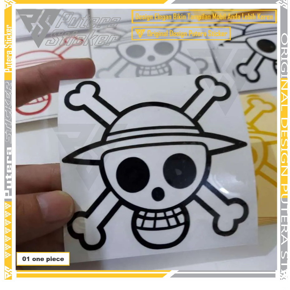 One piece logo sticker one piece logo cutting sticker | Shopee Malaysia