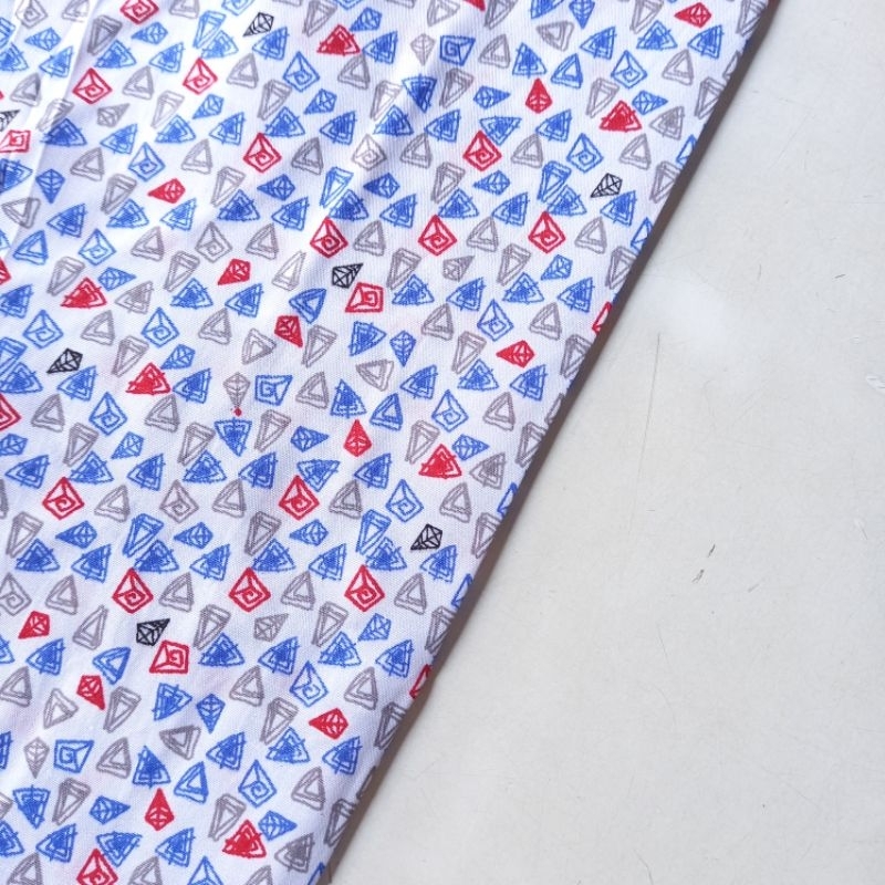 KATUN PUTIH White abstract motif cotton fabric in 4 colors | Shopee ...