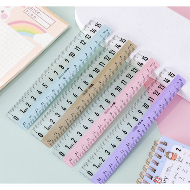 Hobby Transparent Ruler 15 cm / aesthetic Transparent Ruler 15 cm ...