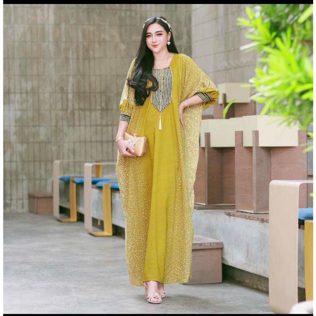 Batik Kaftan - Women's Kaftan Sultan Lace Jumbo Maksi Batik Motif Sogan ...
