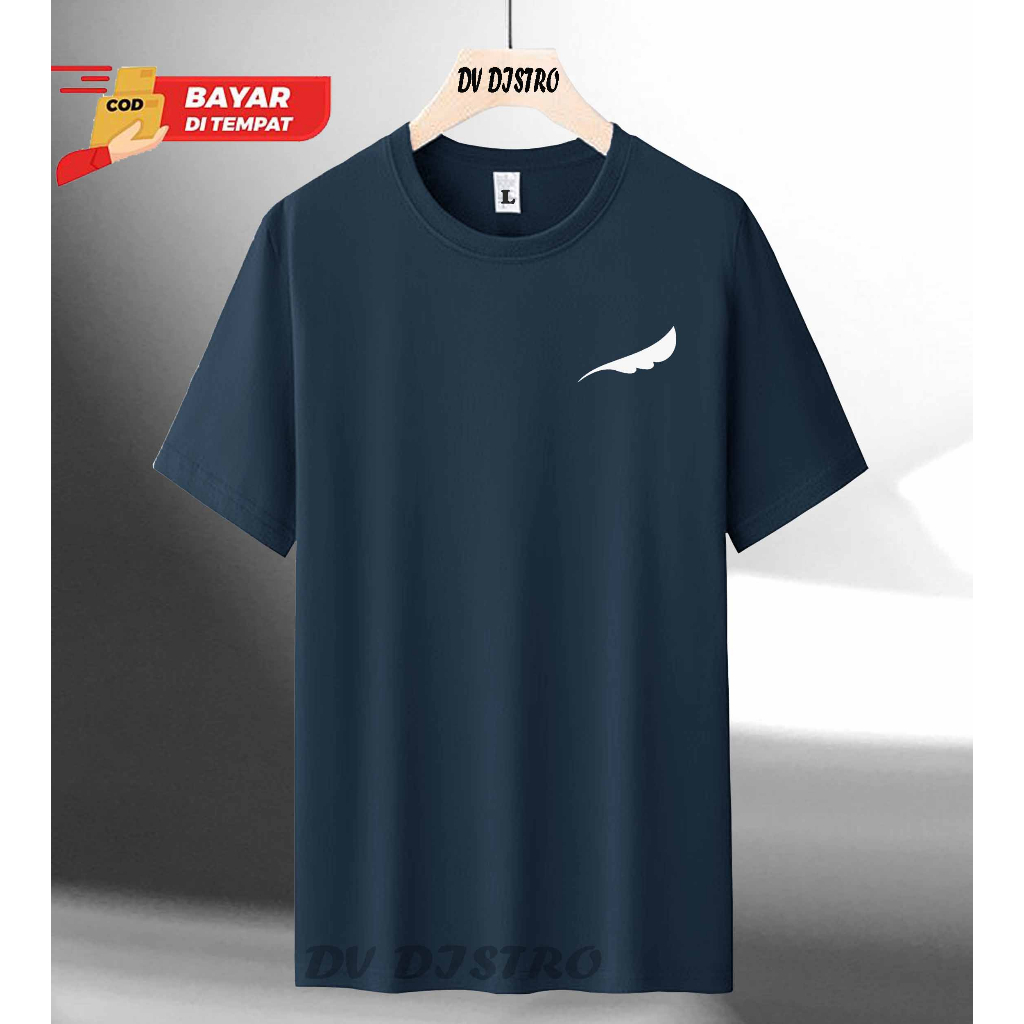 KATUN Men's Distro T-shirt Short Sleeve Noah Text Logo White Premium T ...