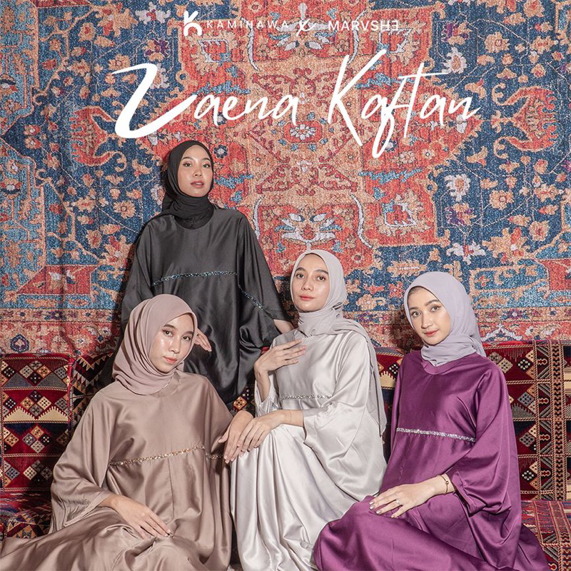 Our Zaena Kaftan Zaena.Hawa X Marvshe | Shopee Malaysia