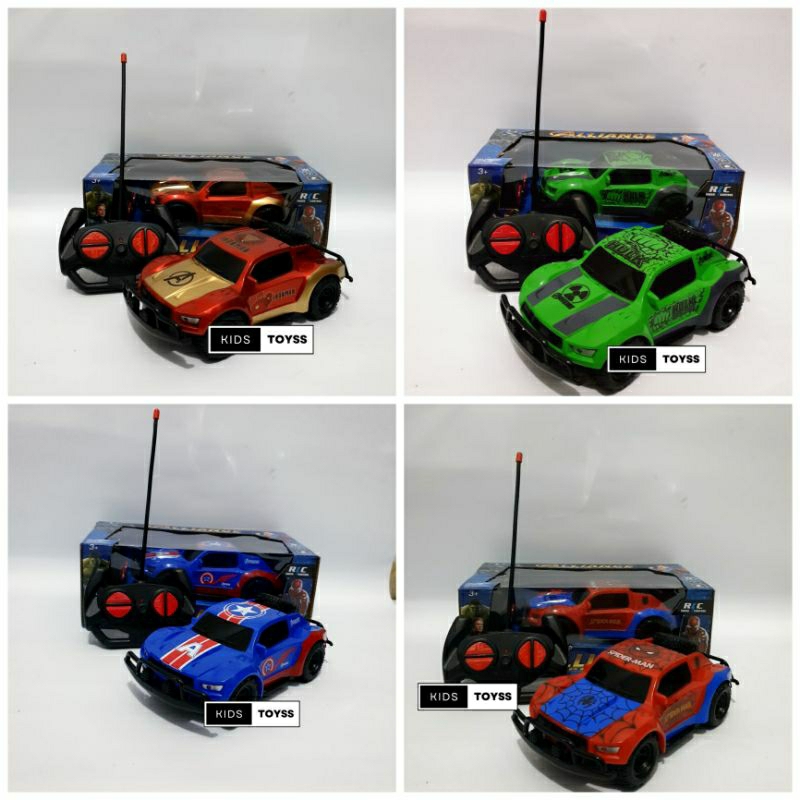 Toy Car Remote Control Avengers Alliance Super Hero Iron Man Hulk ...