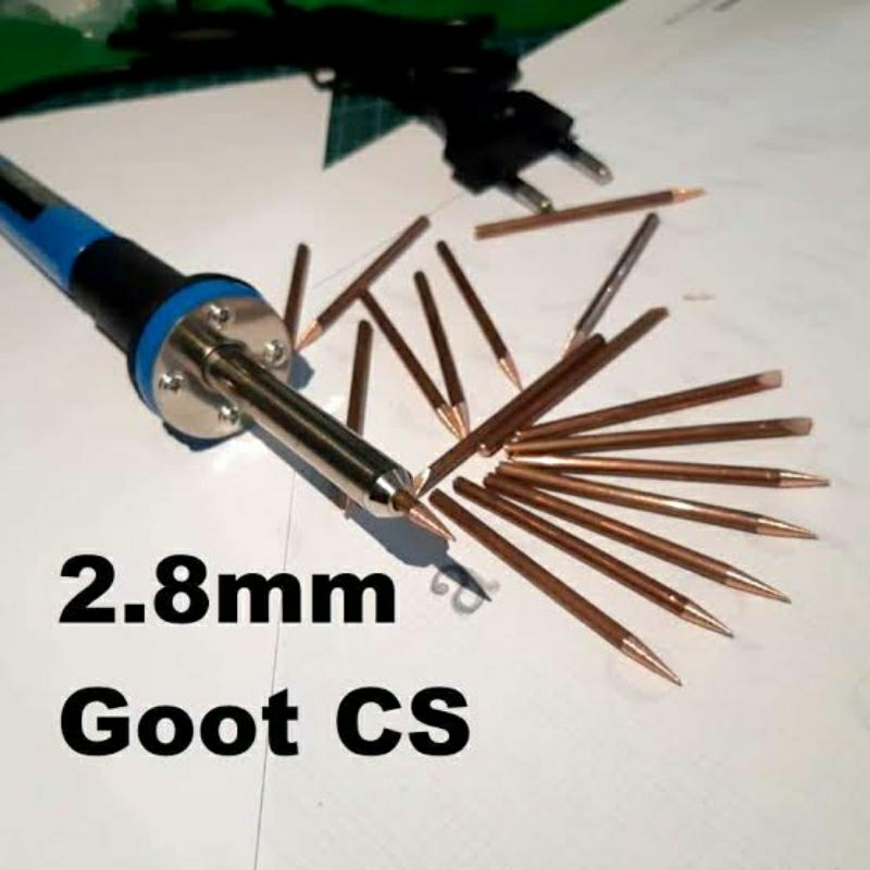 MATA Original GOOT SOLDER Tip SOLDER Bits Copper 3MM Taper | Shopee ...