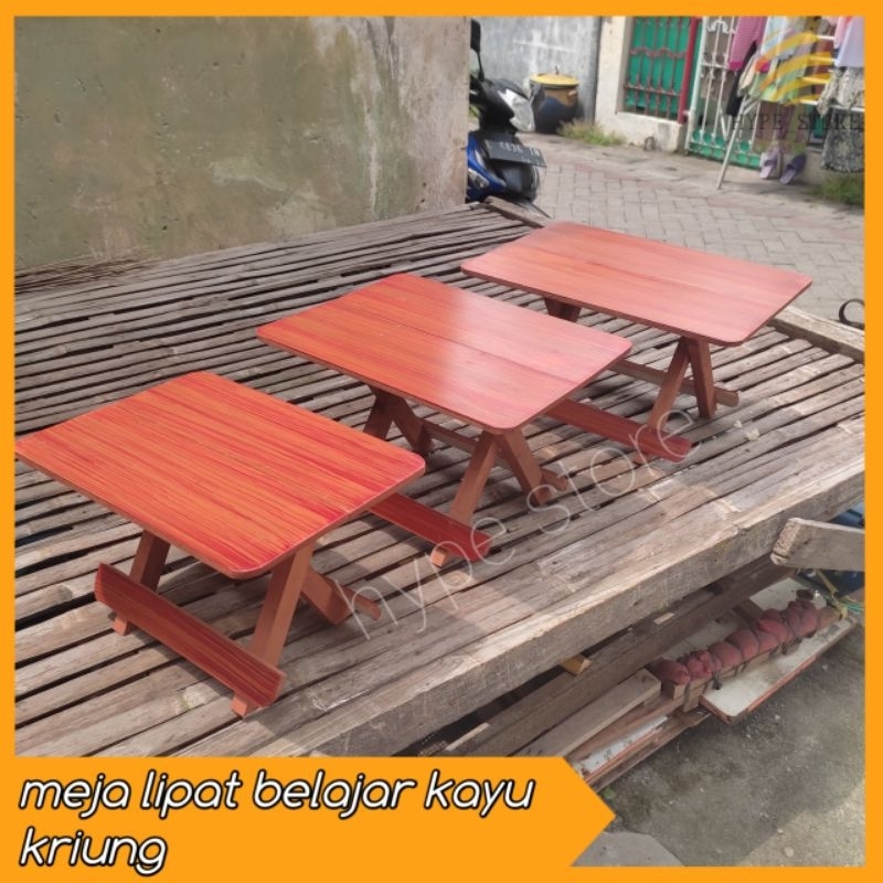 KAYU Folding study table/folding table/laptop table/work table/portable ...