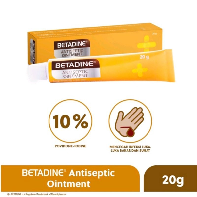 Betadine Antiseptic Ointment 20gr Wound Antiseptic Ointment | Shopee ... Betadine Antiseptic Ointment 20gr Wound Antiseptic Ointment | Shopee ...