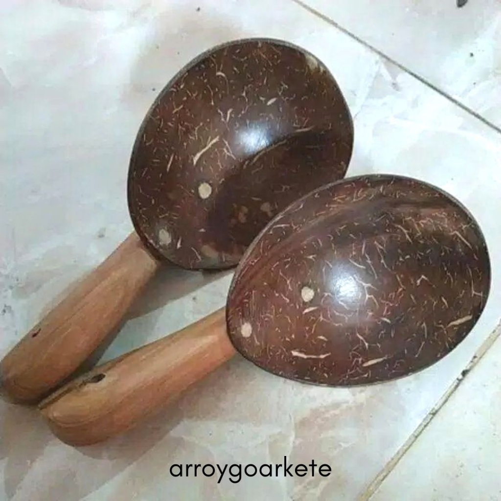 KAYU Coconut Shell Mortar/Traditional Wooden Rice Mortar/Mini Mortar ...