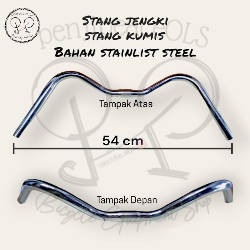 Bicycle handlebars, mustache handlebars, bicycle handlebars, standard ...
