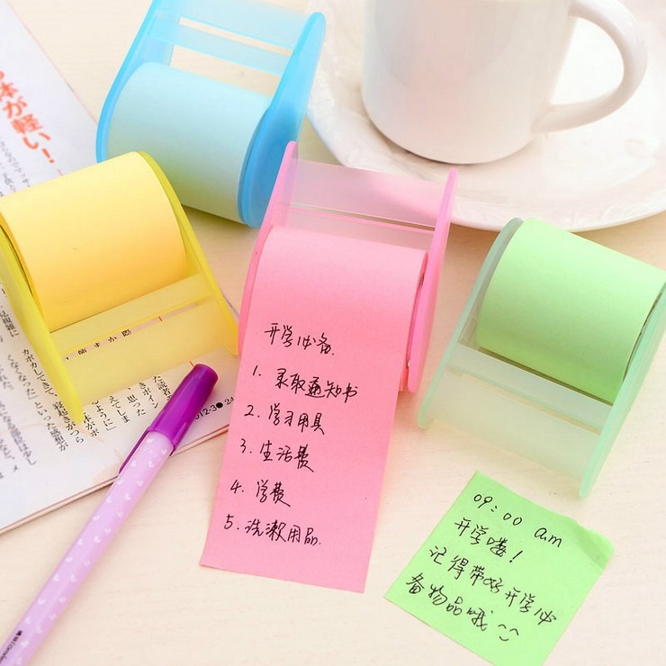 ST 50225 Stick Note Roll and Refill - Unique Colorful Roll Stick Note ...