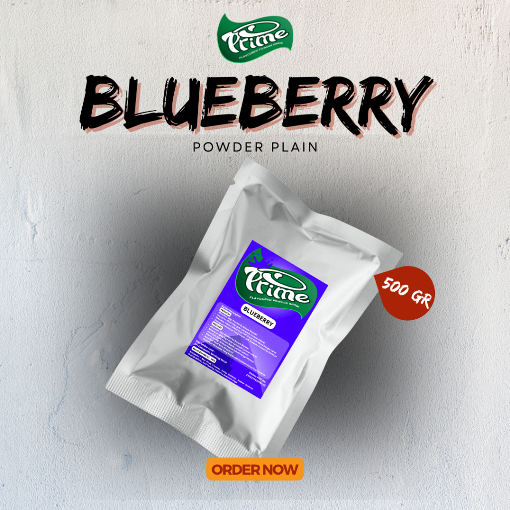 Prime Blueberry Powder/Blueberry Drink Powder 500 gr | Shopee Malaysia