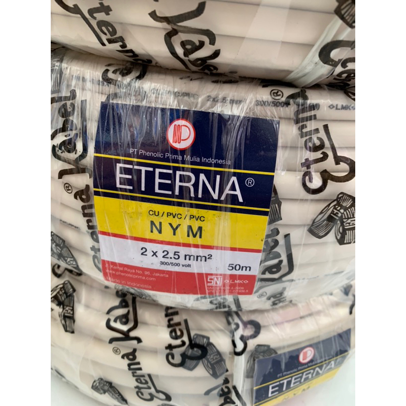 Eterna Cable NYM 2x2.5 MM Cable Copper Wire Contents 2 Cable Copper ...