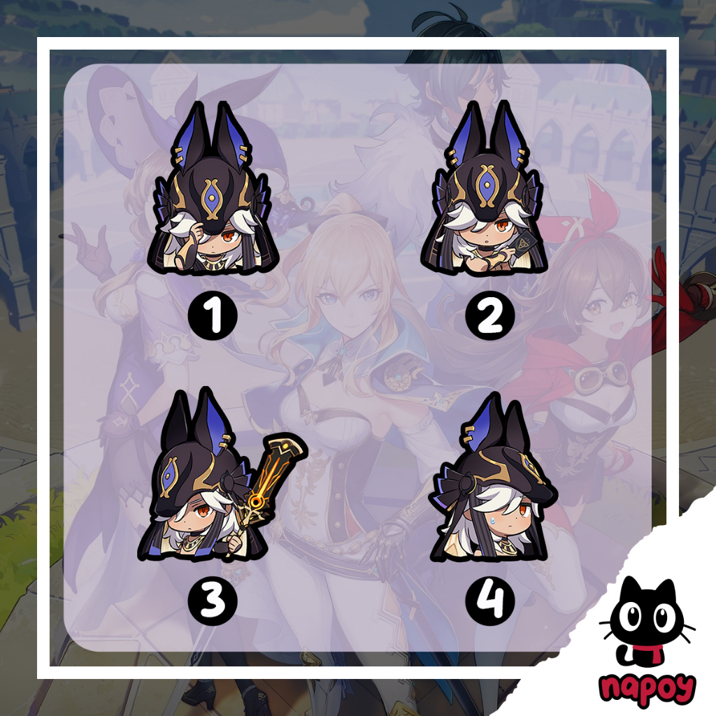 Cyno Genshin Impact Anime Game Vinyl Sticker | Shopee Malaysia