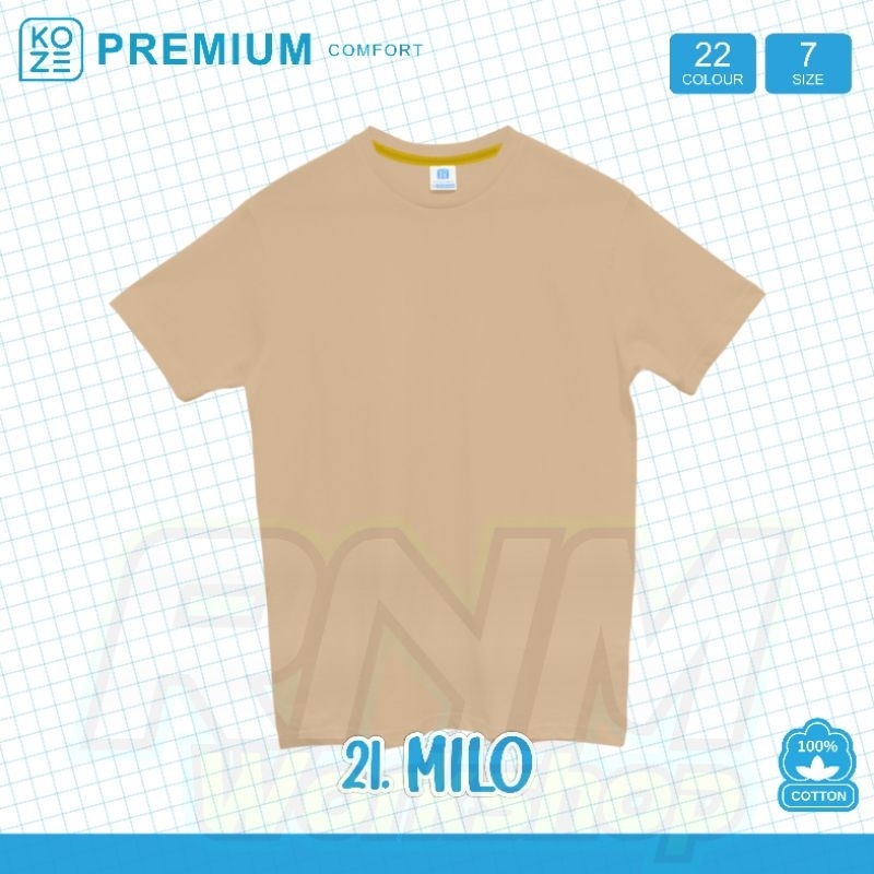 Milo Short Sleeve Koze Plain T-Shirt - Premium Comfort | Shopee Malaysia