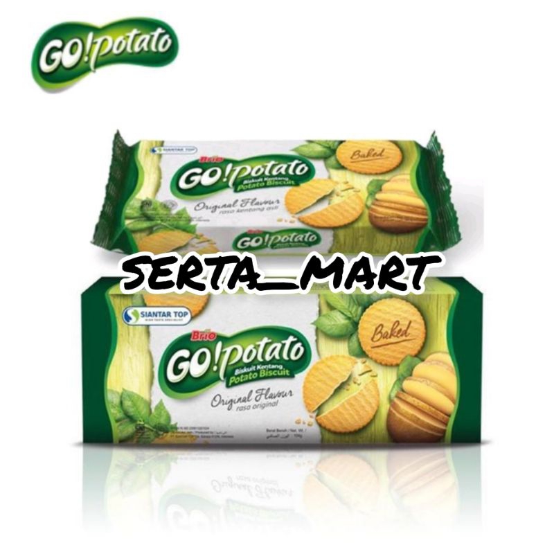 Brio Go! Potato Potato Biscuits 60gr - Go Potato Box 104gr | Shopee ...