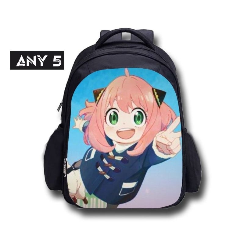 Free Print Your Name & PHOTO ANYA CUSTOM Children's School Backpack ...