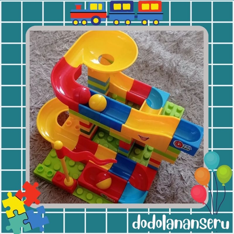 Dds - Slide ball track building blocks marble block/Lego slideway/block ...