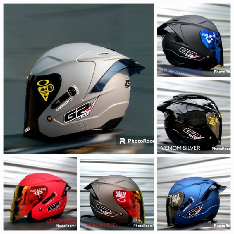 Helmet G2 OPTIMAX Handsome Package VENOM maestro WITH SPOILER, Get 2 ...