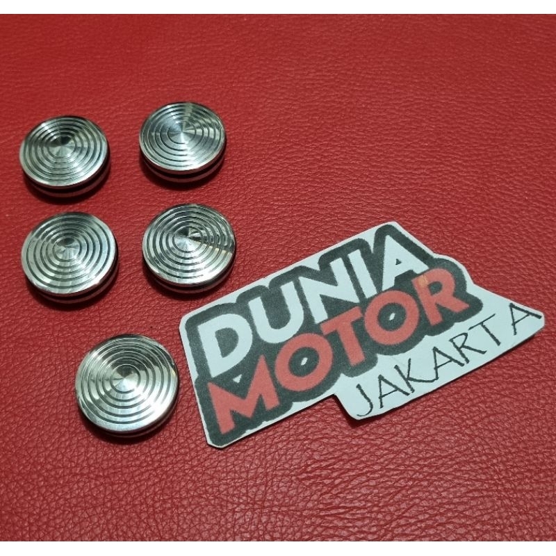 Nouvo mio soul stainless coin cvt intermission hole cover coin cvt mio ...