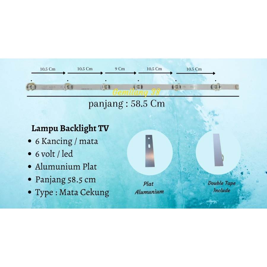 Backlight LED TV LG 32LF550 32LB550 32LB550A 32LF 32LB LAMP 6V BL 6K LGIT | Shopee Malaysia