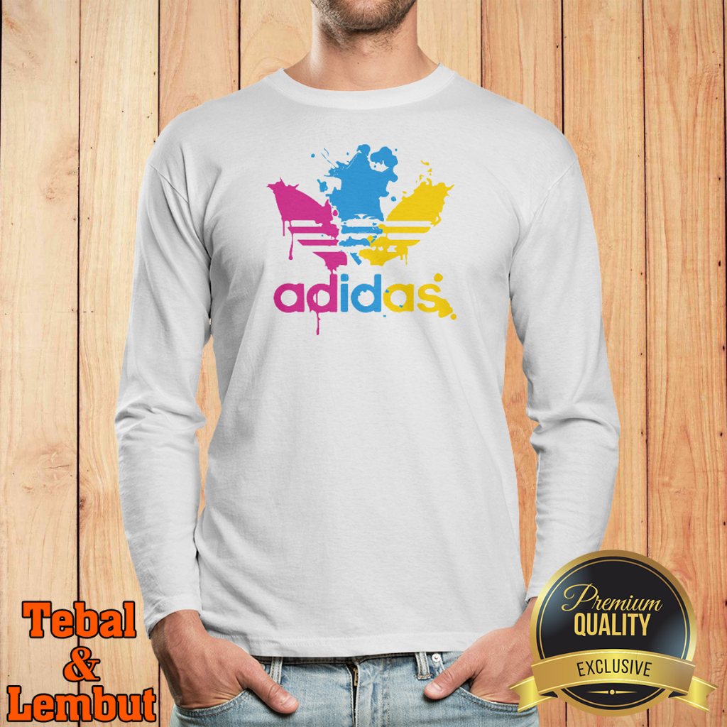 Adidas Paint Splatter Men's Long-Sleeved T-Shirt With Premium Quality ...