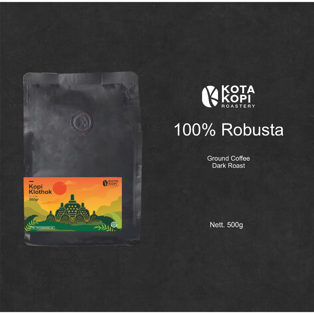 Kota Kopi Roastery - Kopi Klotok Borobudur Coffee Traditional Powdered ...