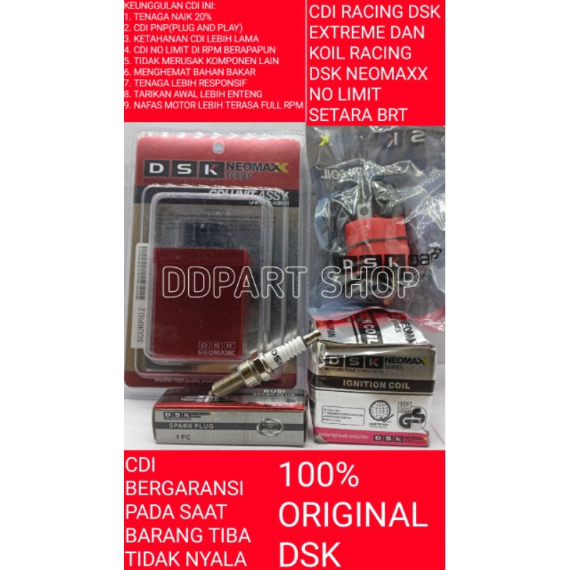 CDI DSK RACING NO LIMIT & COIL RACING DSK & SPARK RACING DSK SCORPIO Z ...