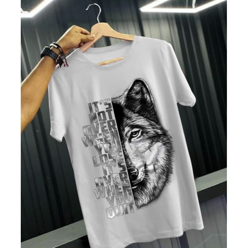DISTRO T-SHIRTS MEN'S TOPS JUMBO SIZE WOLFRINE IMAGE NEWEST DIGITAL ...