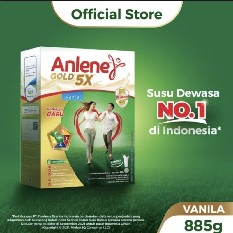 Anlene Gold 5X Original 885gr/milk Anlene Chocolate 620gr/milk ...