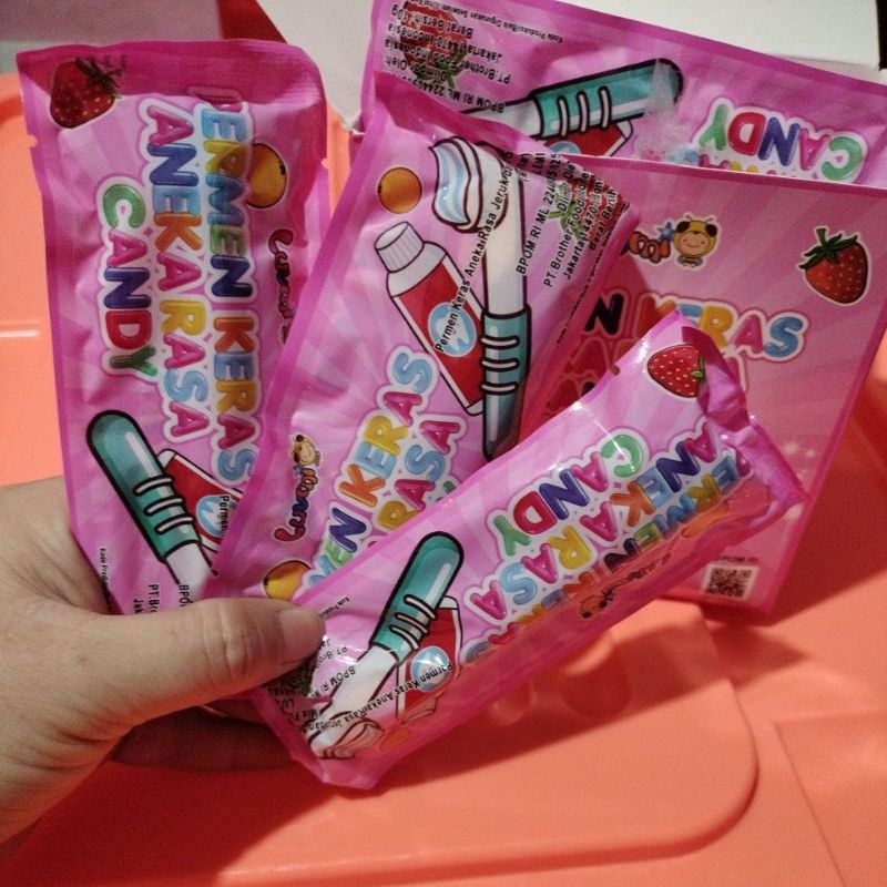 Toothbrush Candy With Fruit Flavor Paste2S Price 3 PICS@10g | Shopee ...