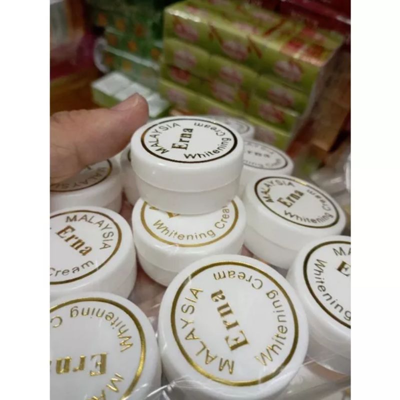 Erna Whitening Cream Original Malaysia (12pcs) | Shopee Malaysia