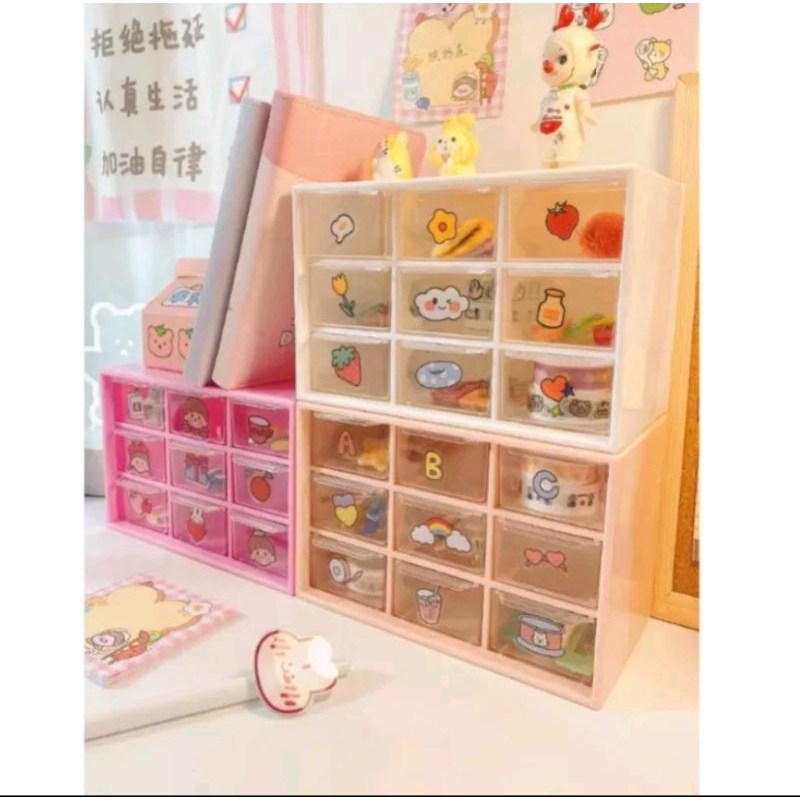 Jewelry DRAWER BOX MINI ACCESSORIES BOX 9 SEASONS / MULTIPURPOSE ...