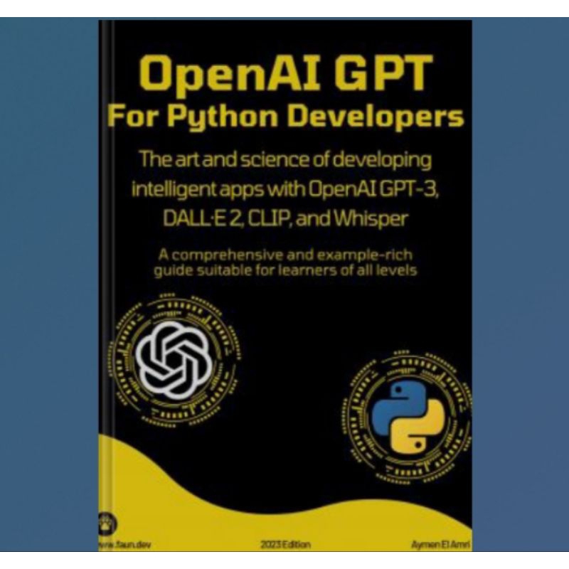 Openai GPT Book For Python Developers | Shopee Malaysia