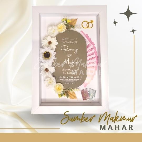 Dowry uk 24x34| 3d Wedding Dowry Frame | Custom Modern Simple Dowry ...