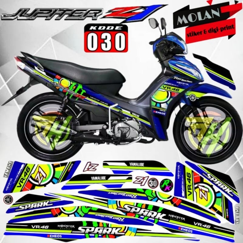 Decal Sticker Striping Jupiter Z1 Variation 2013-2019 | Jupiter RC ...