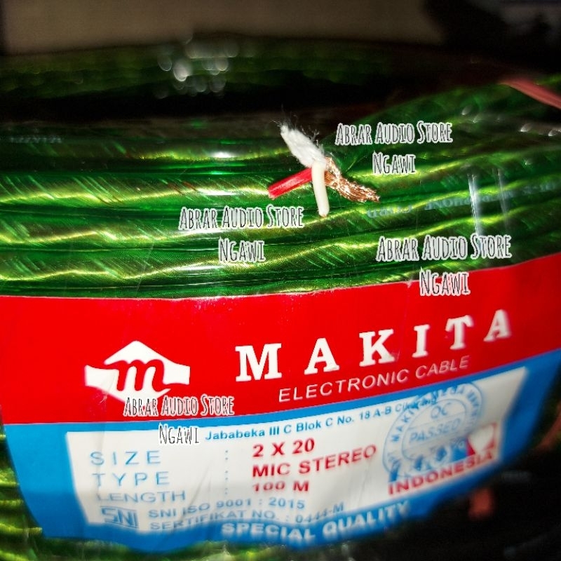 Makita Stereo Transparent Microphone Mic Cable Retail (METERAN ...