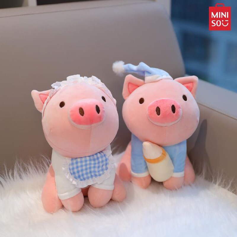 Cute Miniso Pig Series Plush Toy Soft Pig Doll | Shopee Malaysia