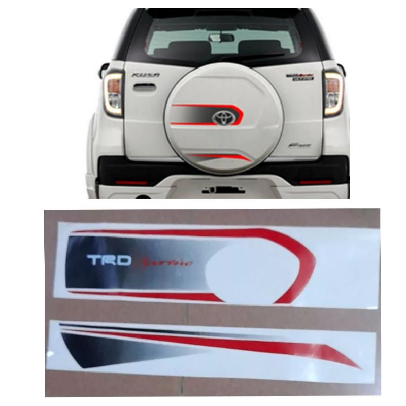 List Of original terios rush Spare Tire Stickers/terios rush Spare Tire ...