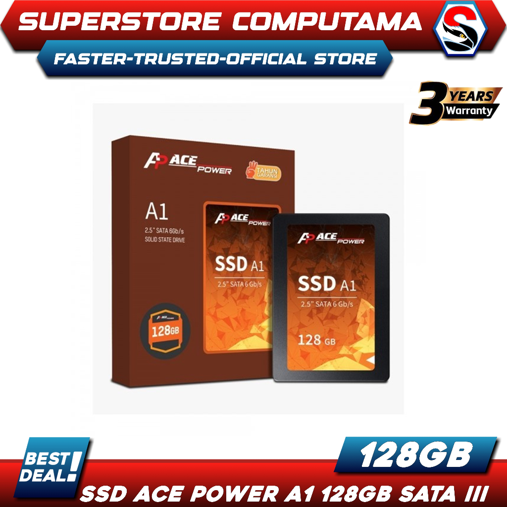 SSD Ace Power A1 128GB SATA III | Shopee Malaysia