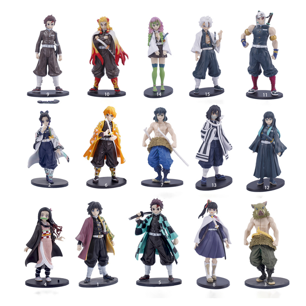 Ghost Slayer kimetsu no yaiba Action figure PVC character 15 cm ...