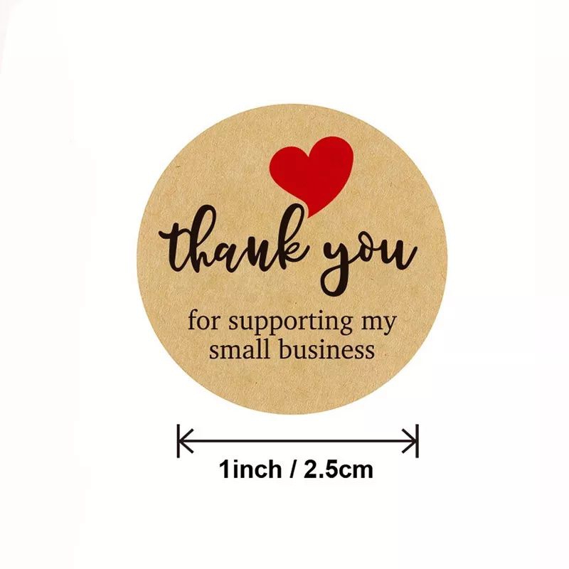 Thanks You Stickers (1pcs) | Shopee Malaysia
