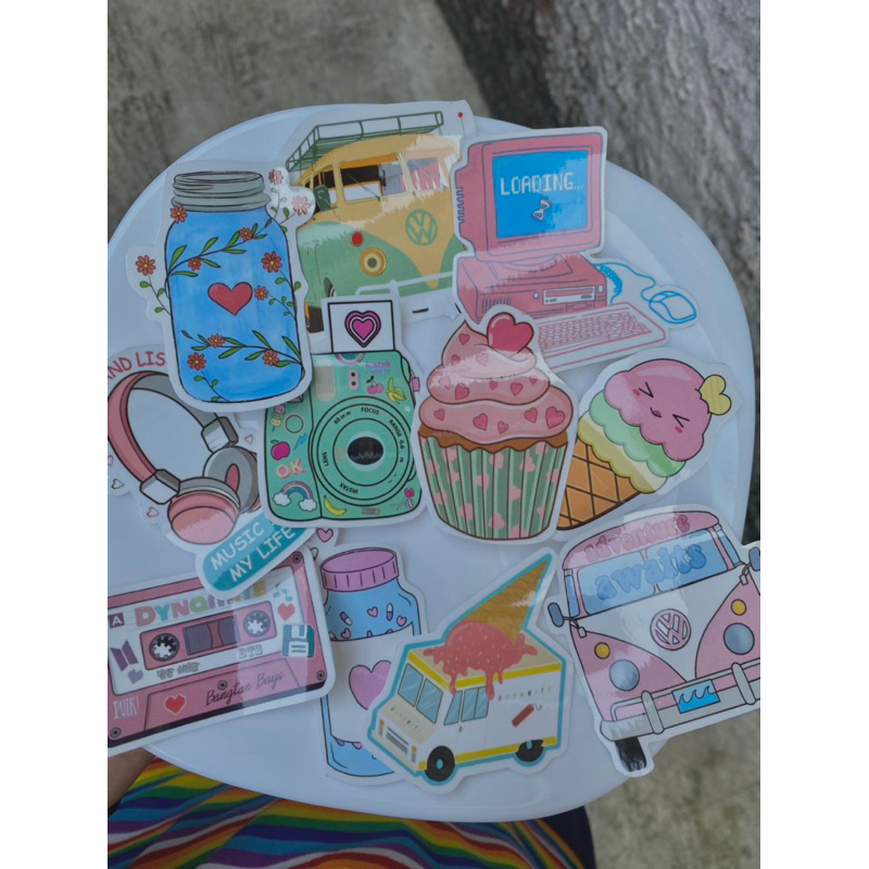 Starly - PINK Sticker // Sticker //Nice Sticker/White Sticker/Helmet ...