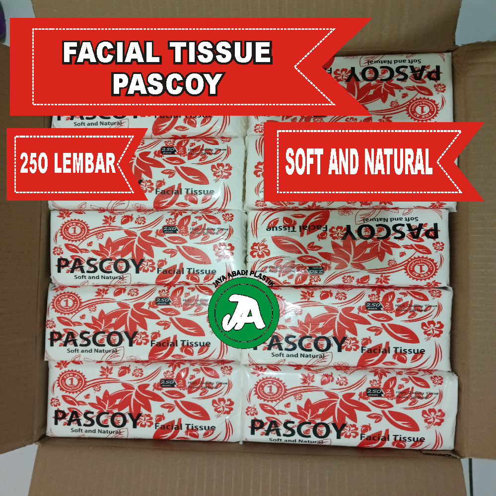 Pascoy Tissue 250 Sheets Facial Tissue Tissue 250 Sheets 2ply | Shopee ...
