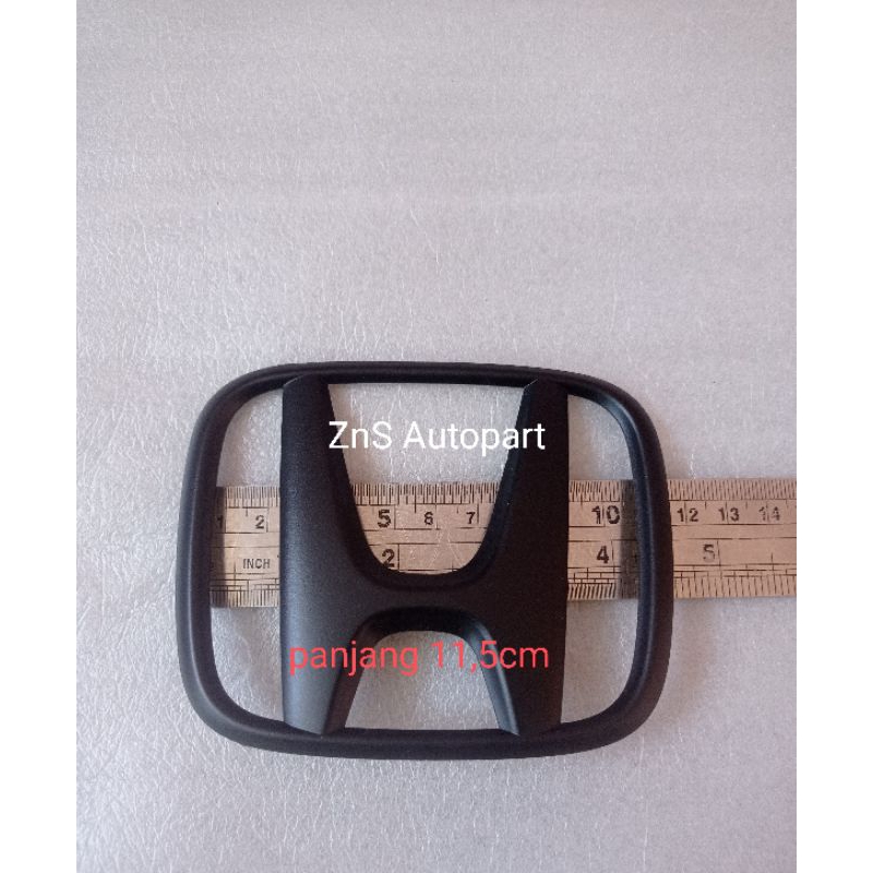 HITAM Original matte black brio trunk H logo emblem | Shopee Malaysia