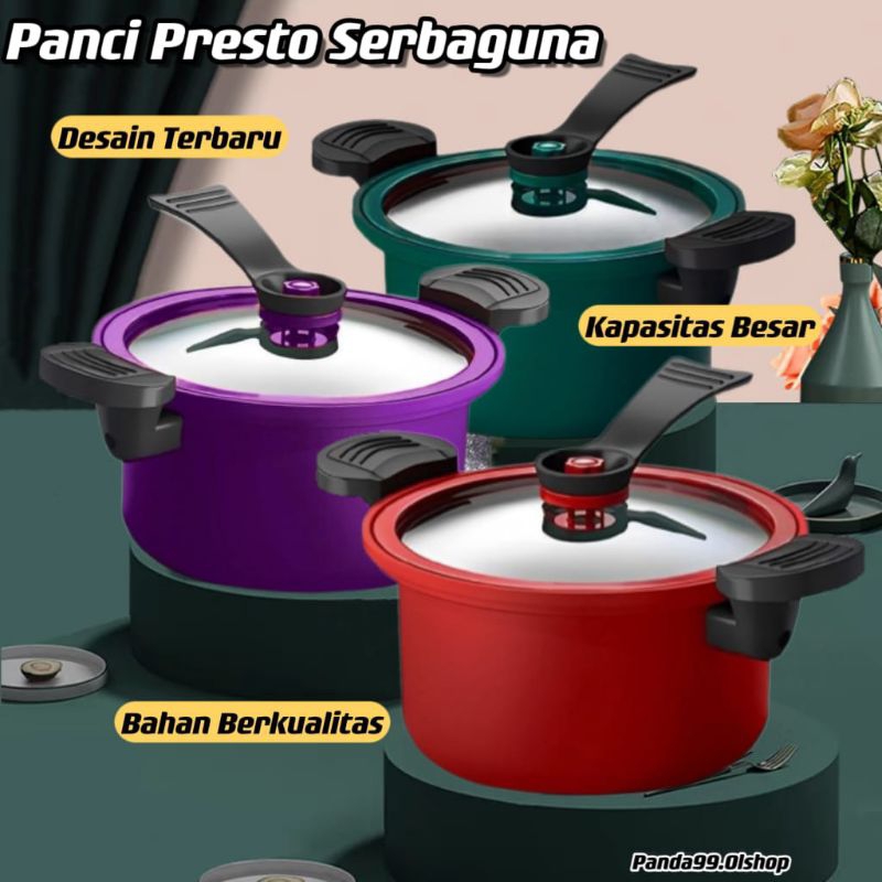 Presto Pan Teflon Pressure Cooker Pot Non-Stick Pressure Cooker 3.5 ...
